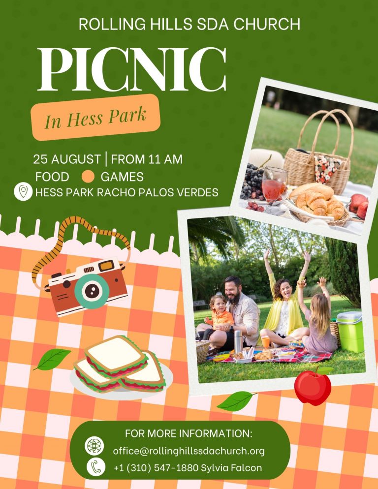 Church Picnic! – August 25 – RHSDA